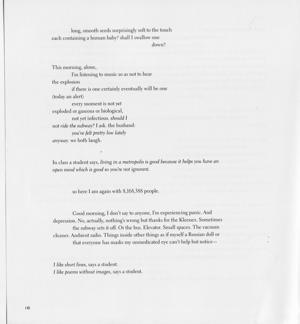 Un poema de Rachel Zucker | La tribu